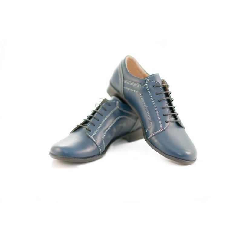 Pantofi Dama Casual, Mina1 Denim, Din Piele Naturala | Pret Mic 35 ...