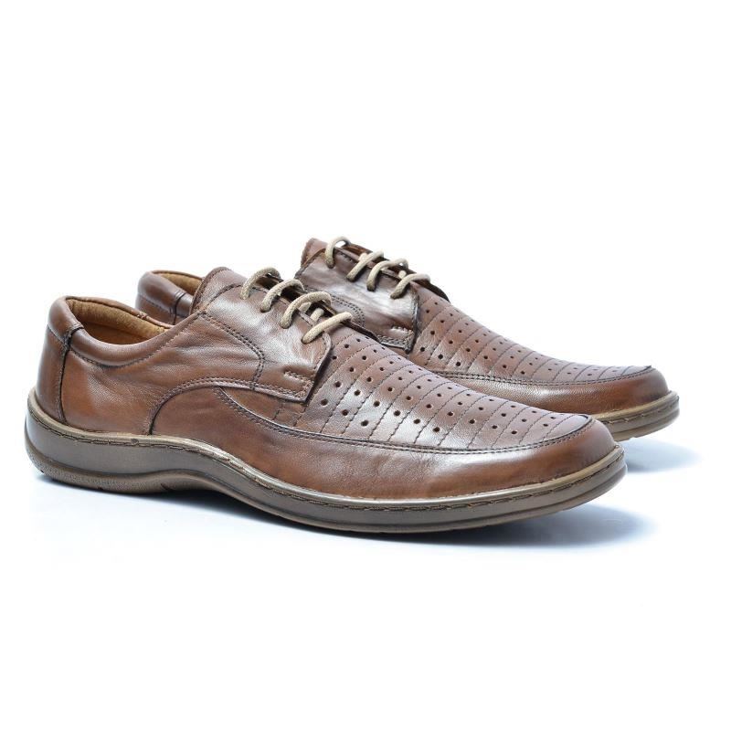 Pantofi perforati Maro Antic, din Piele Naturală| Reduceri | Pret Mic ...