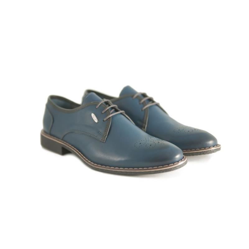 Pantofi Barbati Casual, 2159 Denim, Din Piele Naturala | Pret Mic 37 ...
