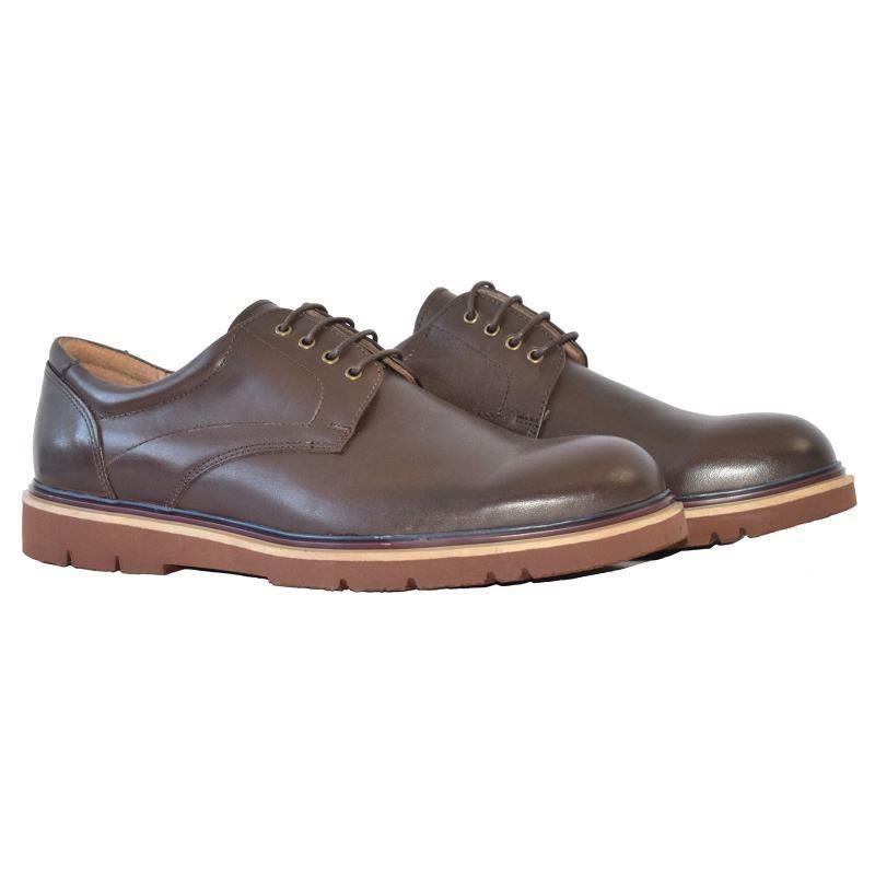 Pantofi Casual Barbati, 7357 Maro Inchis, Din Piele Naturala | Pret Mic ...