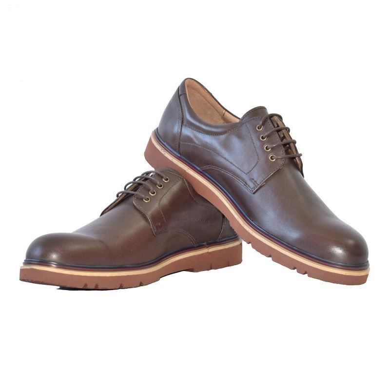 Pantofi Casual Barbati, 7357 Maro Inchis, Din Piele Naturala | Pret Mic ...