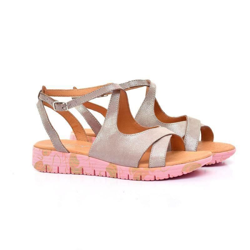 Sandale Dama, 7398 Roz Sidef | Pret Mic 35 - Ted Shoes