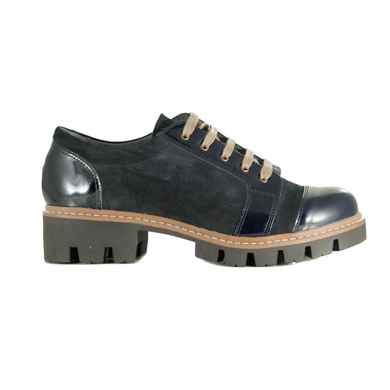 Pantofi Dama Casual, Isa5 Denim Spalt+Lac Denim,Din Piele Naturala ...