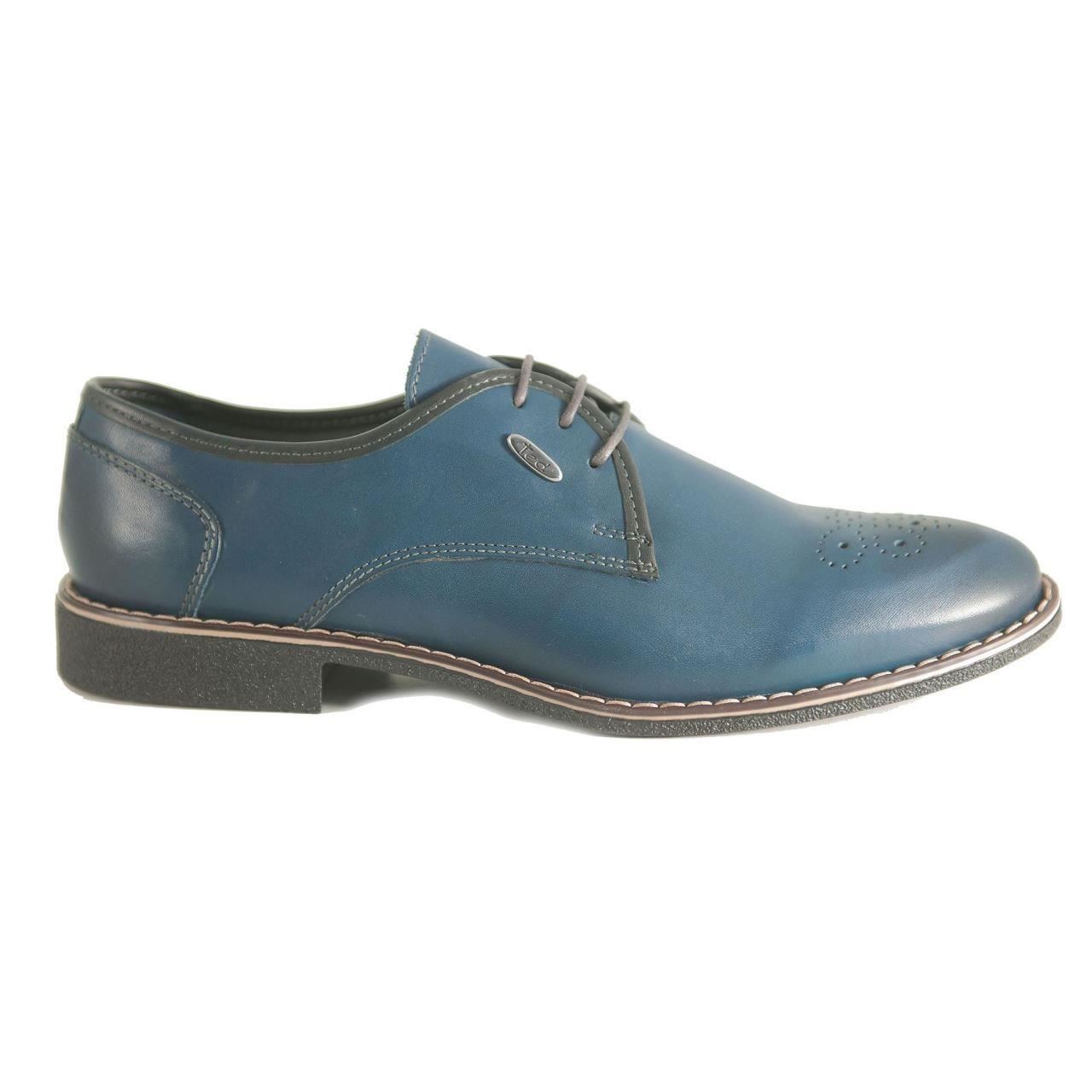 Pantofi Barbati Casual, 2159 Denim, Din Piele Naturala | Pret Mic 37 ...