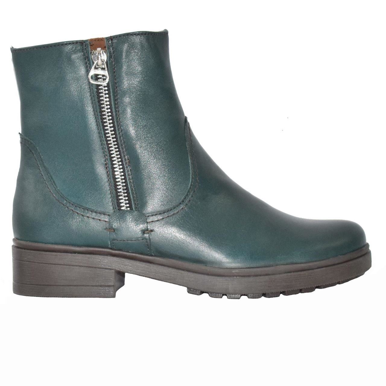 Ghete dama Sasha2 verzi din piele naturala 36 - Ted Shoes