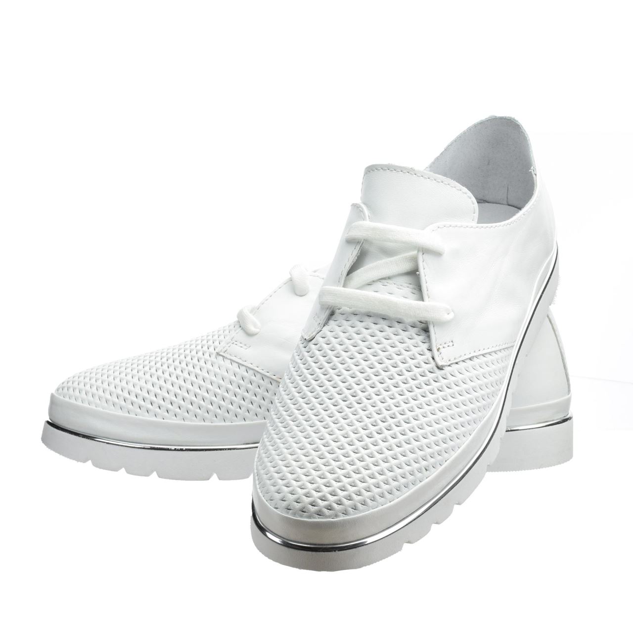 pantofi dama albi perforati,pantofi albi dama piele,pantofi piele albi ...